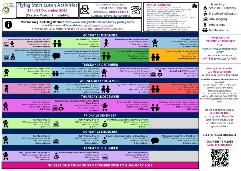 Time Table - Flying Start Luton