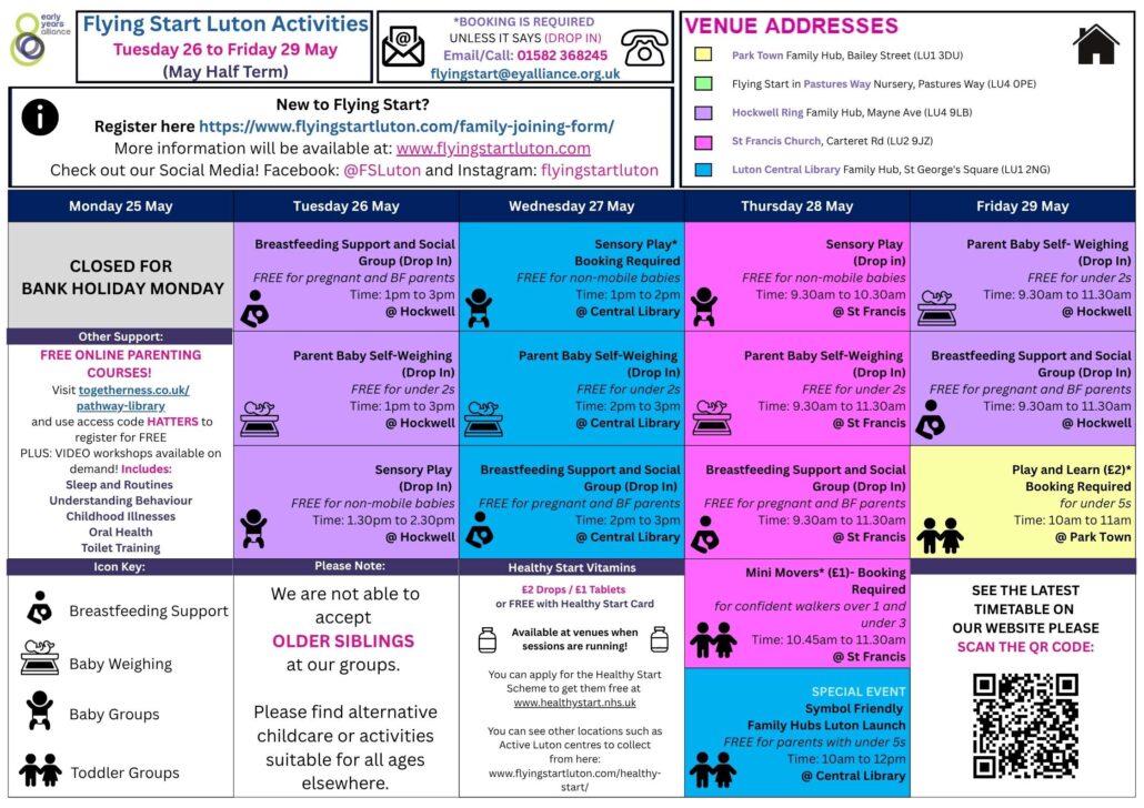 Time Table - Flying Start Luton